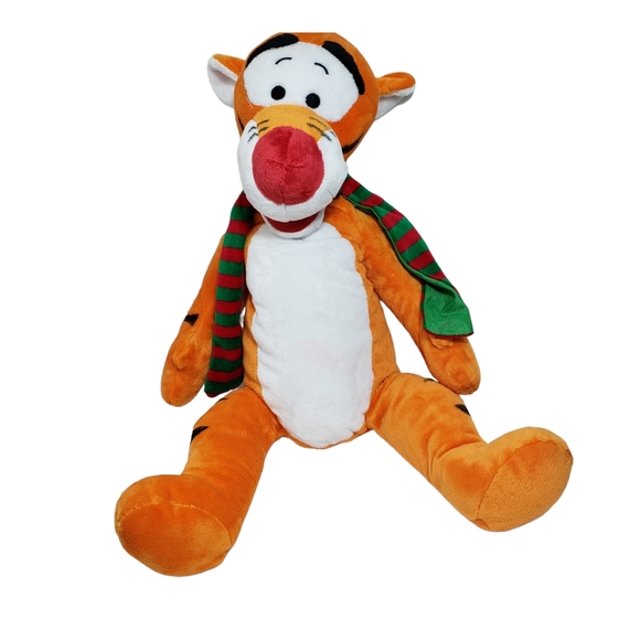 Disney | Toys | Disney Holiday Tigger Plush Toy 9 H | Poshmark